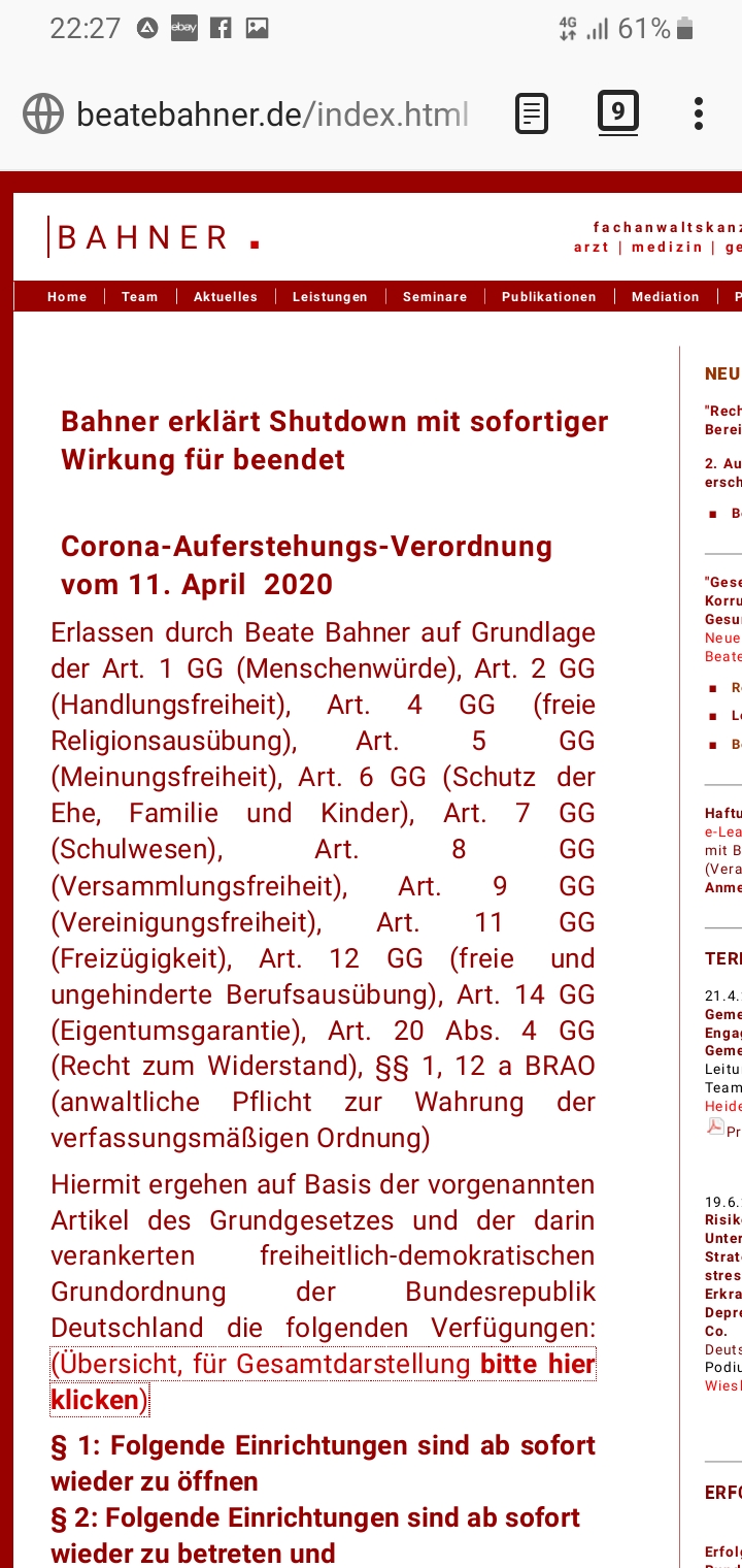 AKTUALISIERUNG: Bahner nimmt Interim-Vertretung der Indemnität ...